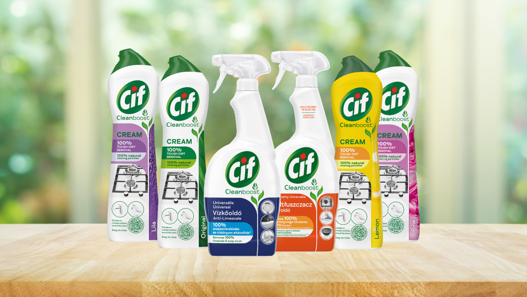 Cif Cleanboost. A tisztább tisztaságért. | Cif